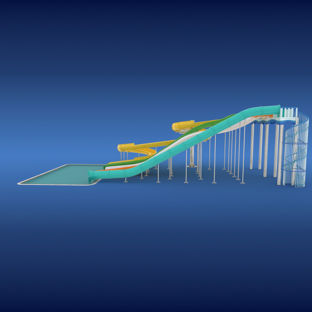 3ds Waterslide Slide