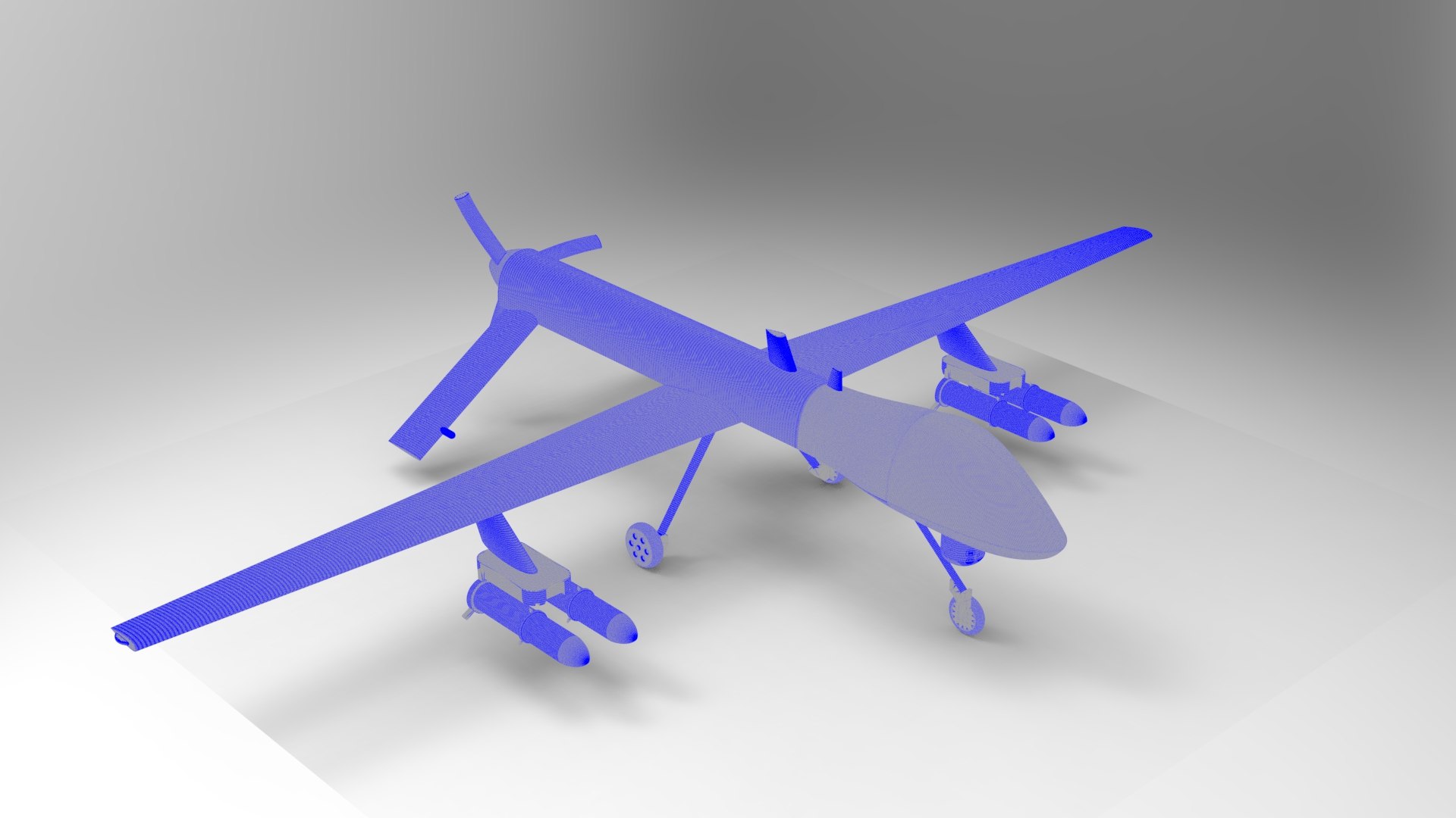 3D Predator Drone Model - TurboSquid 2142993