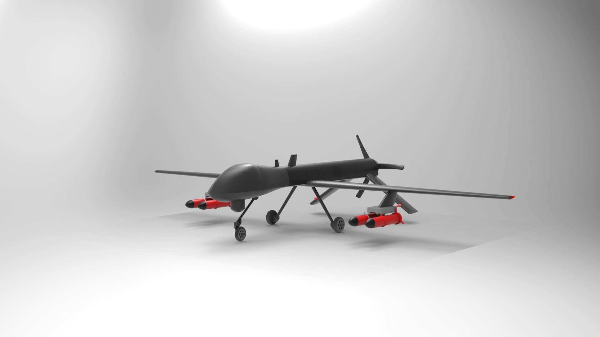 3D Predator Drone Model - TurboSquid 2142993