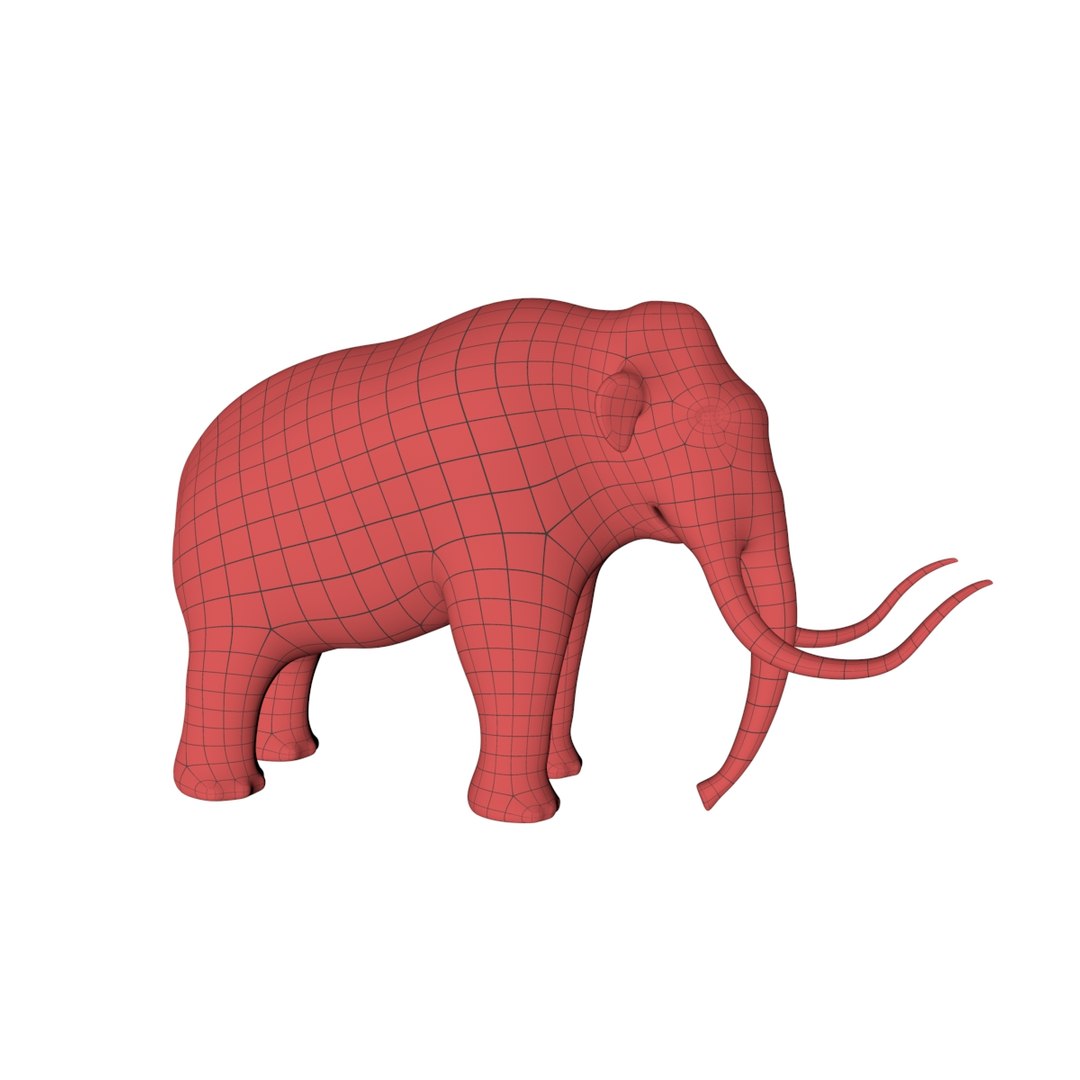3d base mesh mammoth