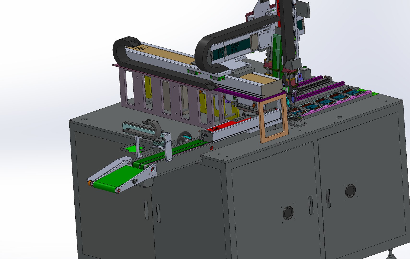 3D Panel automatic assembly line - TurboSquid 1990920