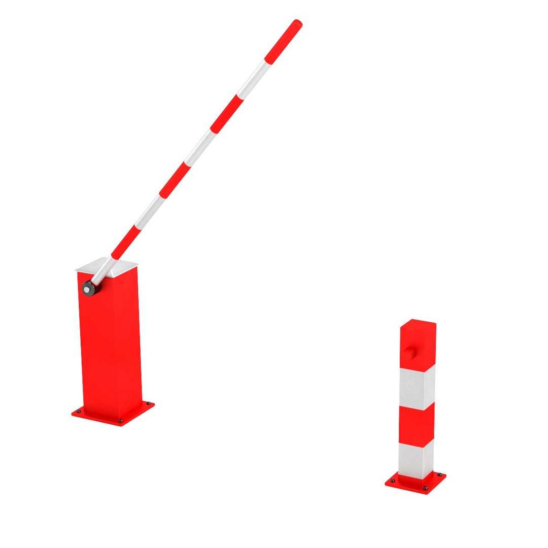 3d Model Boom Gate