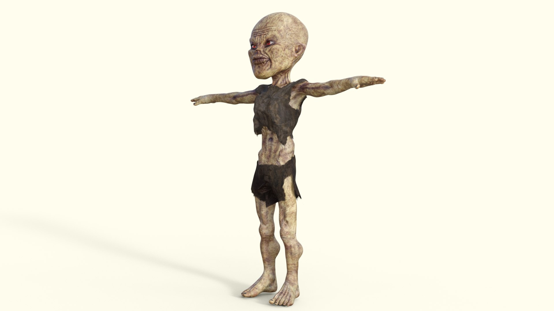 3D Model Scary Zombie Rigged - TurboSquid 2205698