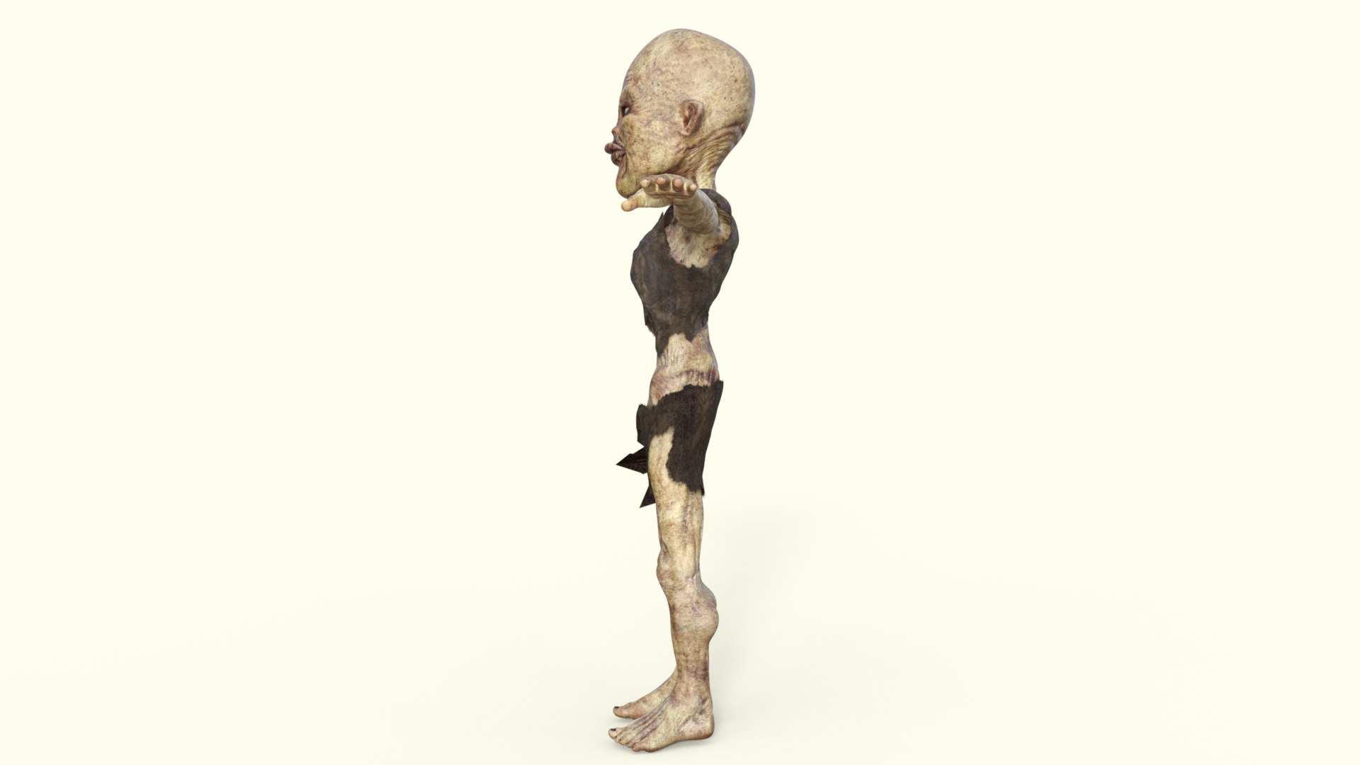 3D Model Scary Zombie Rigged - TurboSquid 2205698