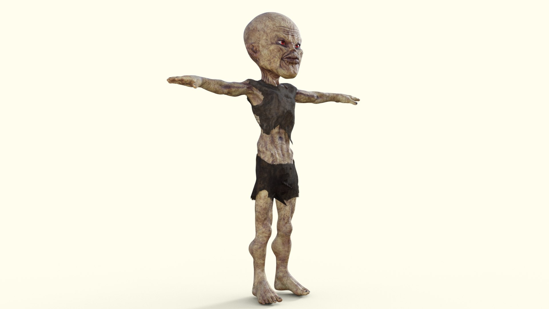3D Model Scary Zombie Rigged - TurboSquid 2205698