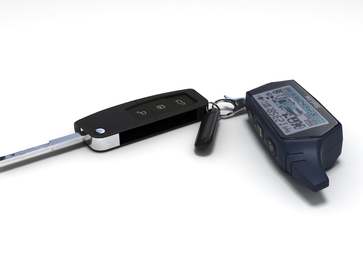 3d Model Car Key Focus 2