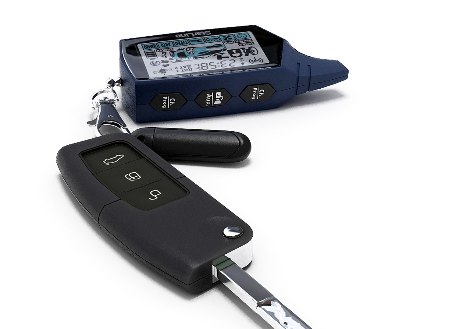 3d Model Car Key Focus 2