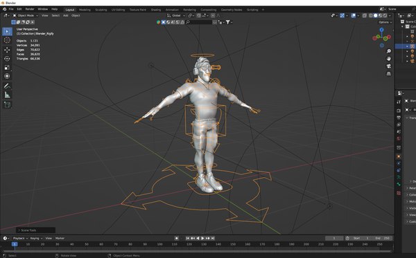 Modelo 3d Cartoon Man Rigged 3d Model Turbosquid 2098776