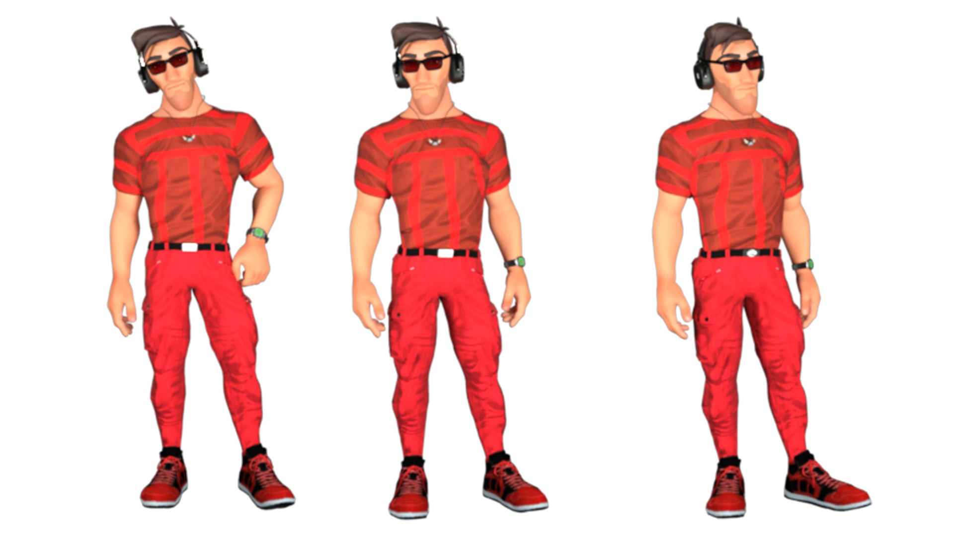 Cartoon Man Rigged 3D Model model - TurboSquid 2098776
