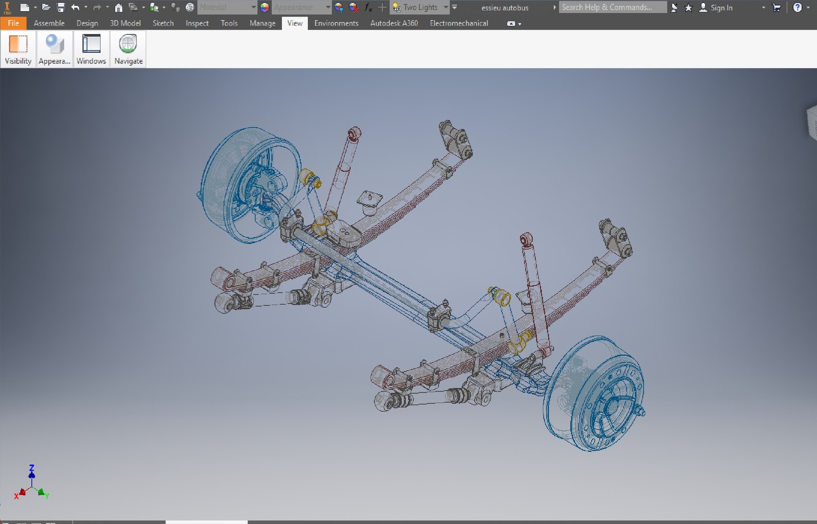 Front axle truck 3D model 3D model - TurboSquid 2007194