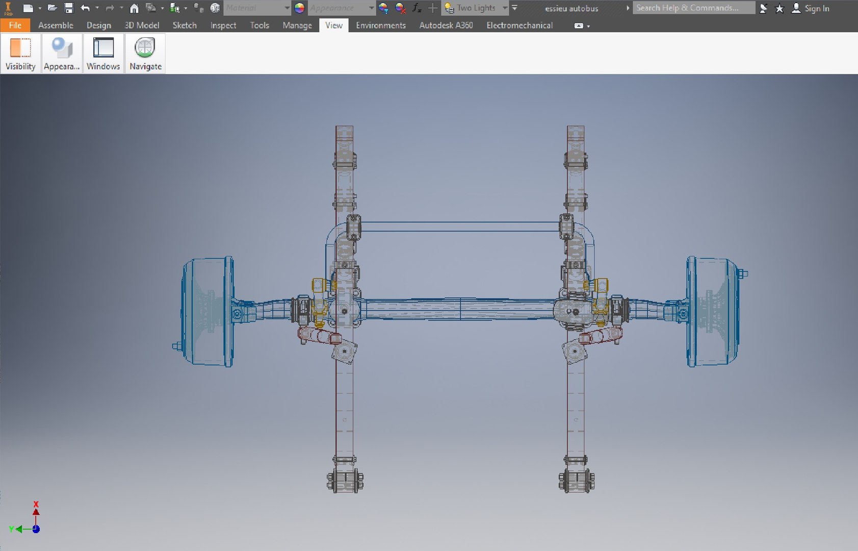 Front axle truck 3D model 3D model - TurboSquid 2007194
