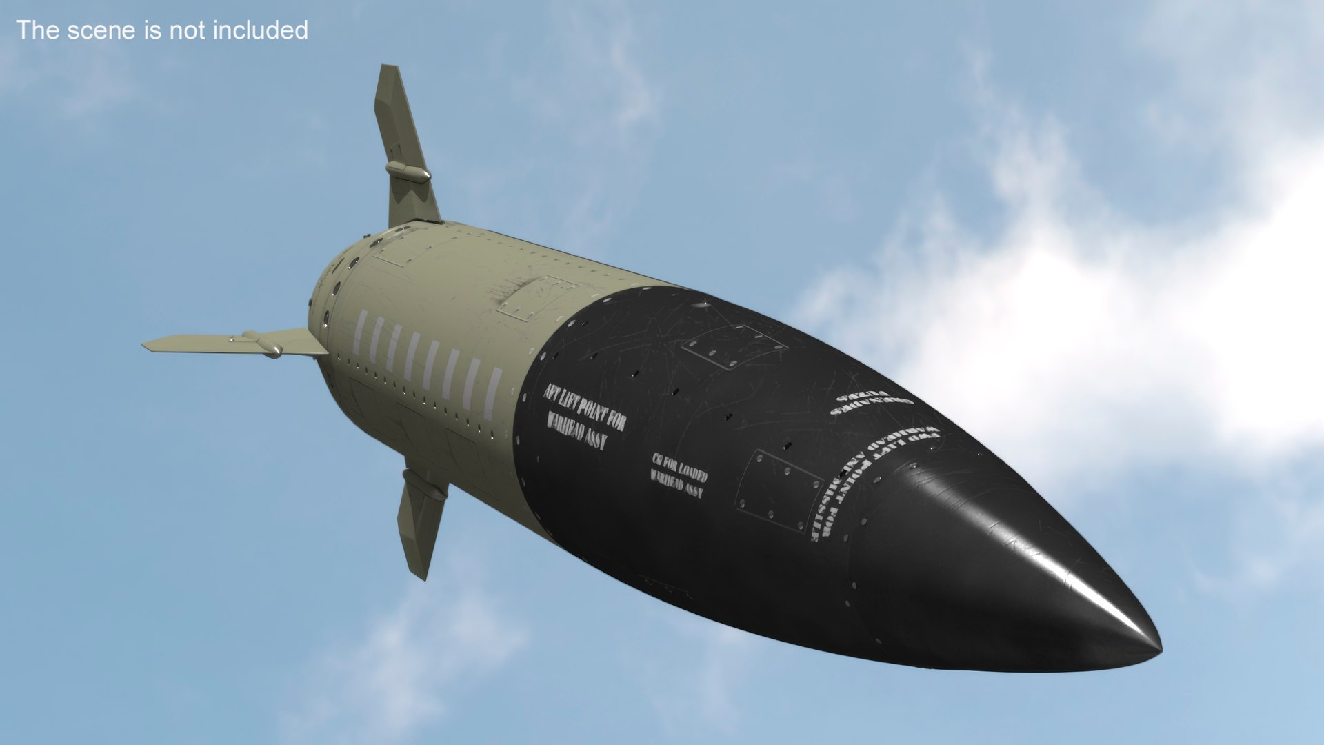 3D Military Air-to-Ground Missile MGM 140 ATACMS - TurboSquid 2327240