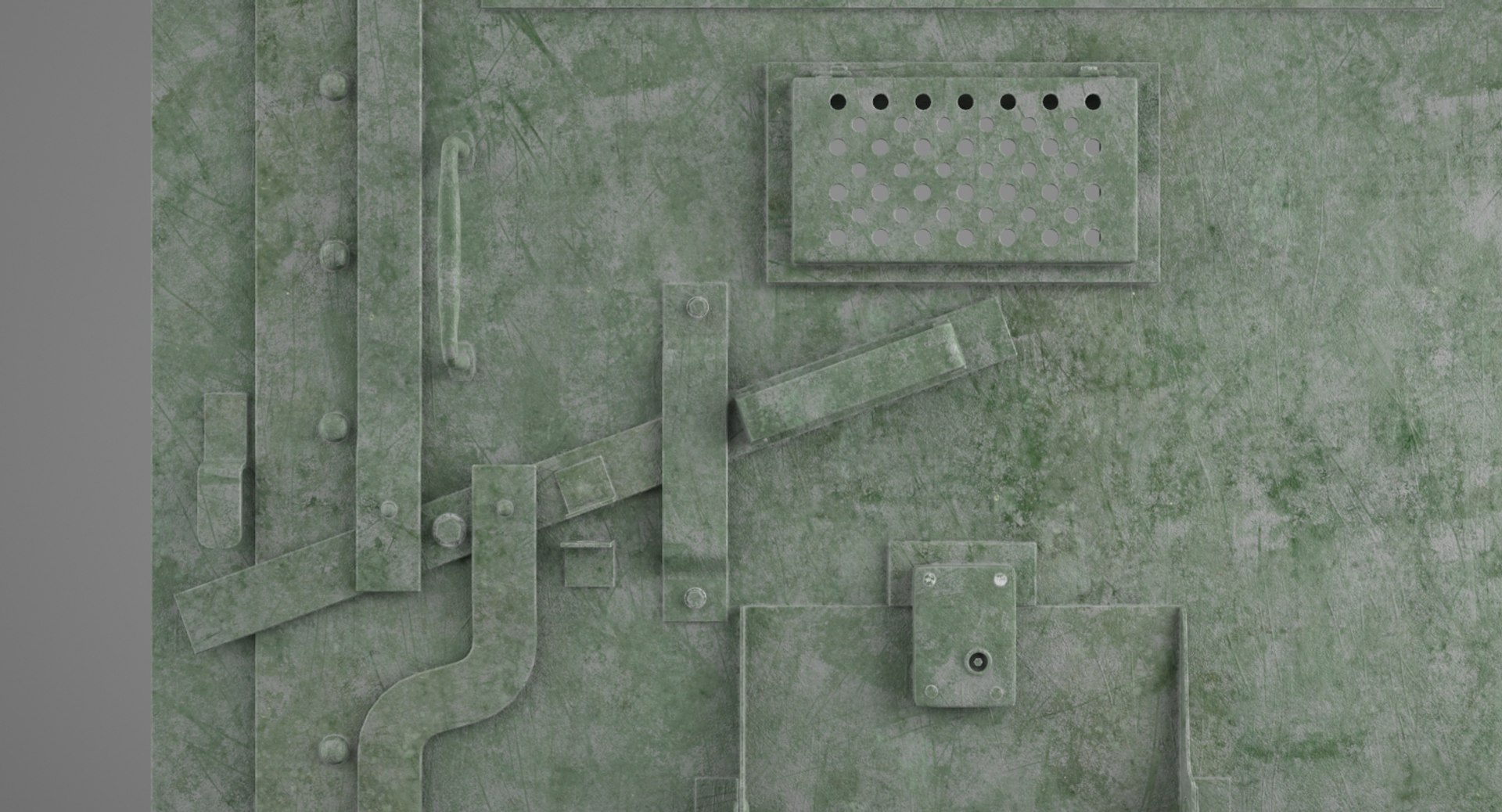 3D Model Prison Door - TurboSquid 1231792