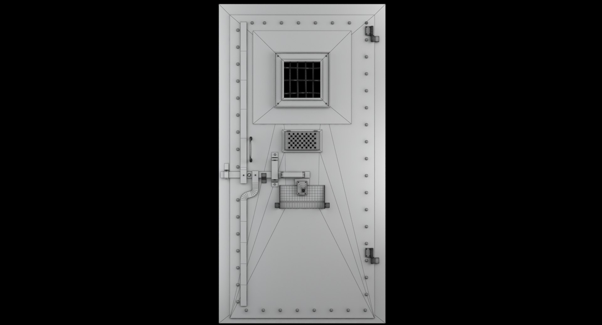 3D Model Prison Door - TurboSquid 1231792