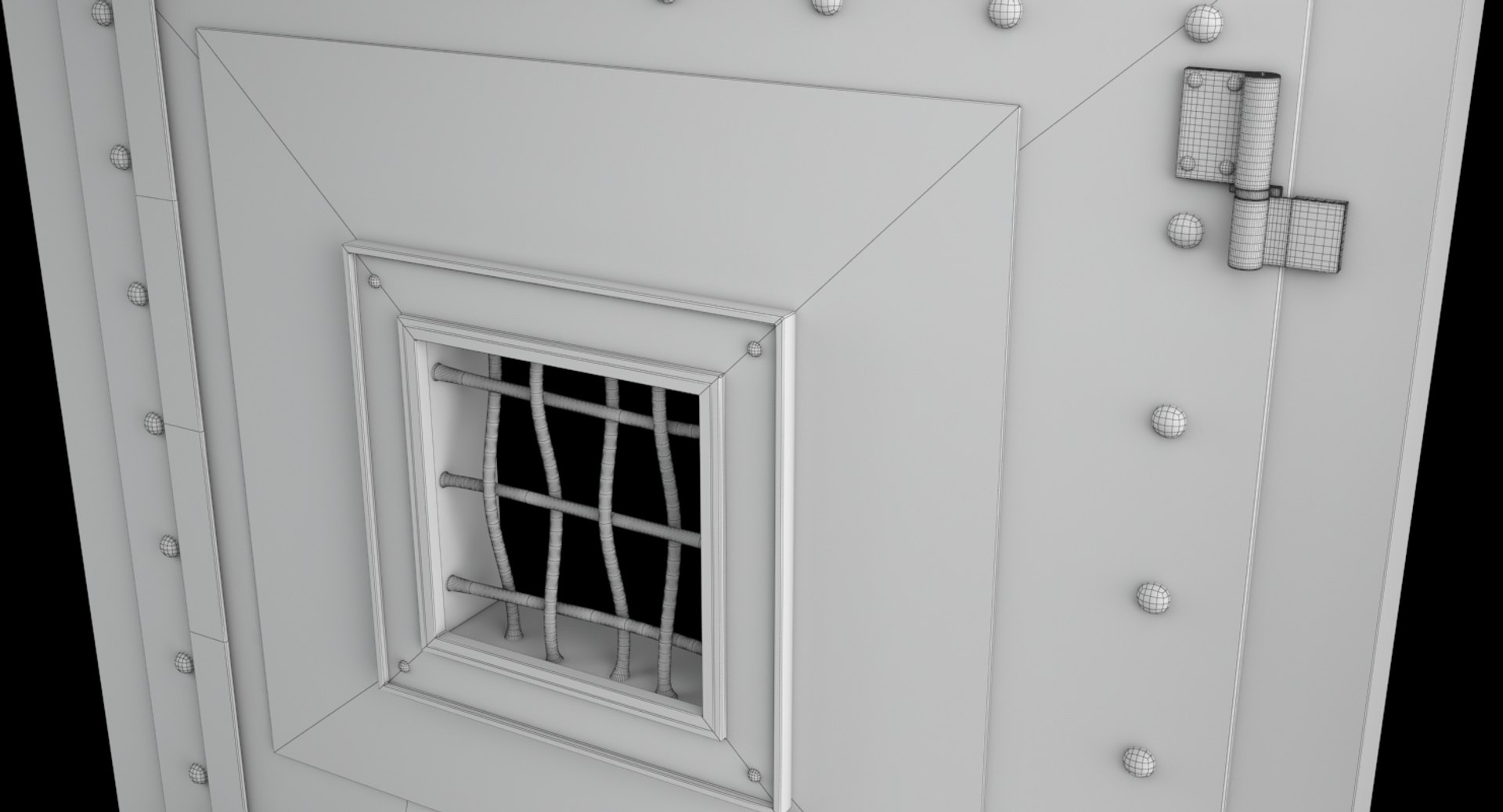 3D Model Prison Door - TurboSquid 1231792