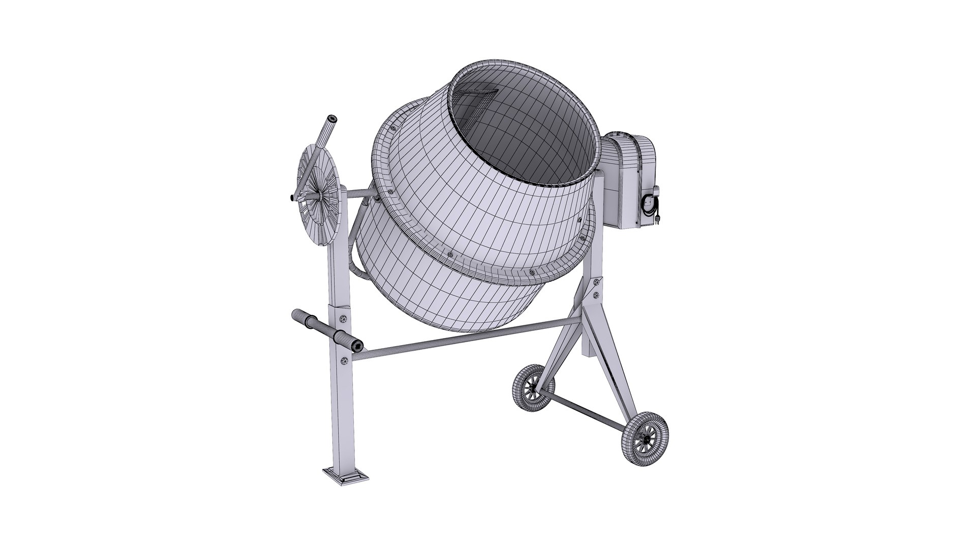 Concrete Mixer 3D Model - TurboSquid 1893244