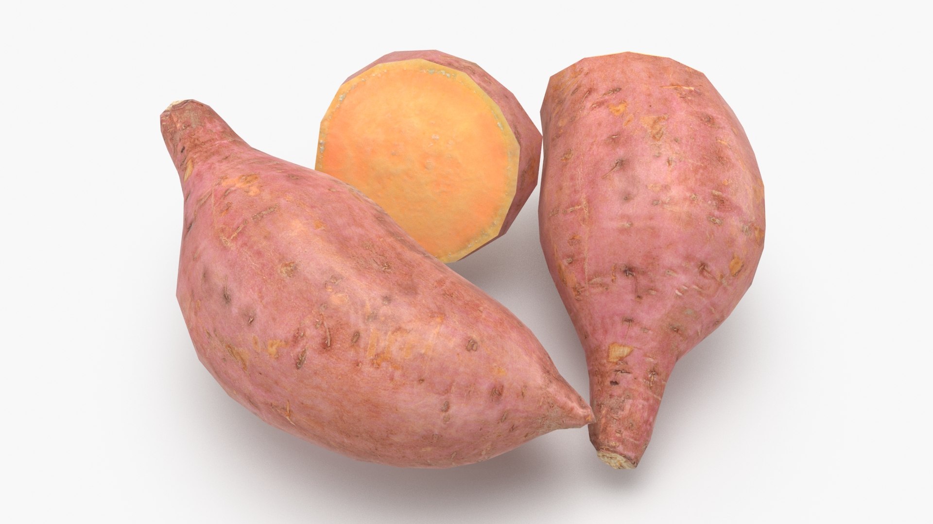 Sweet Potatoes Low Poly model - TurboSquid 2117318