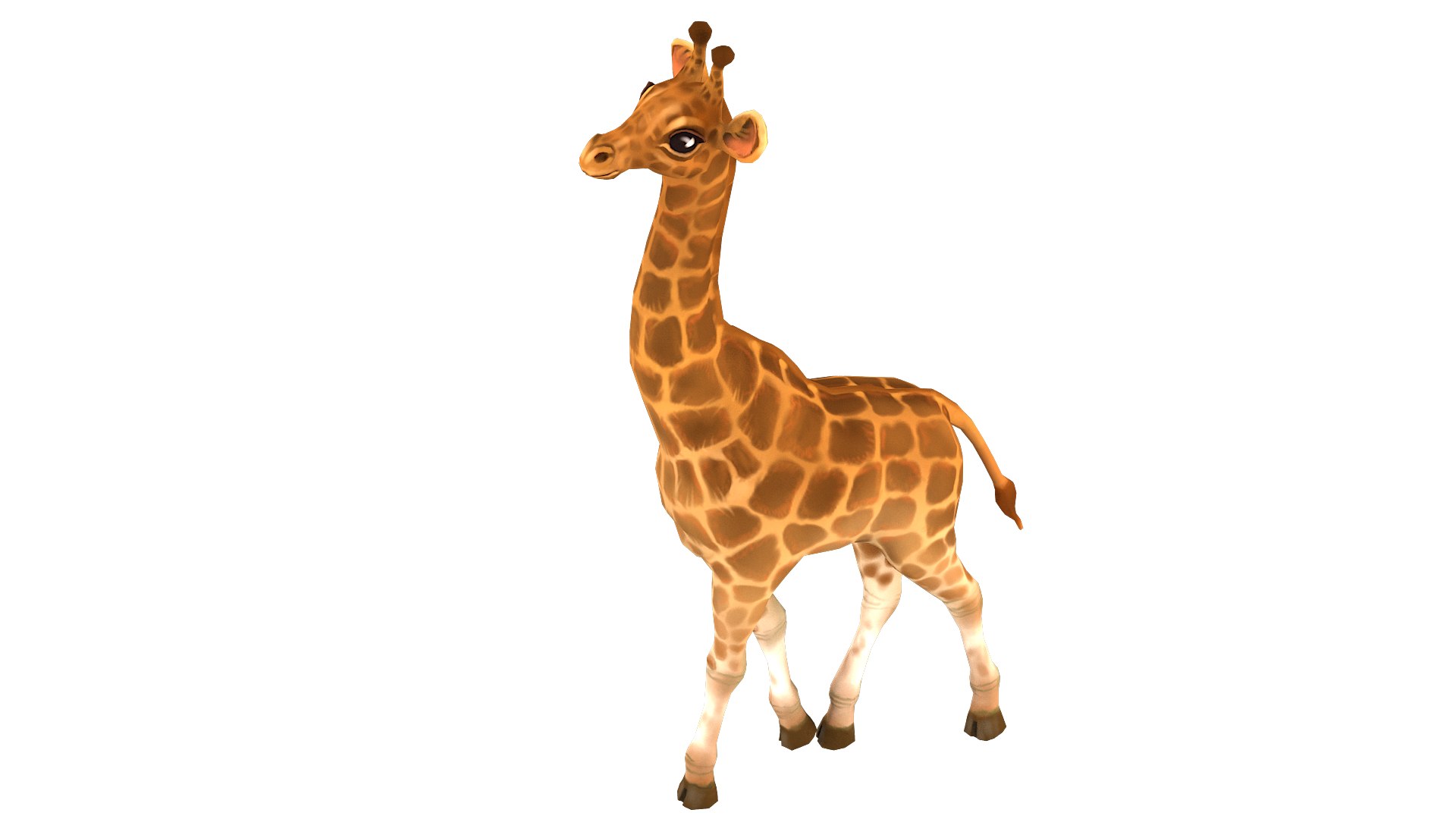 3D Giraffe Rig High-poly Textured - TurboSquid 2345106