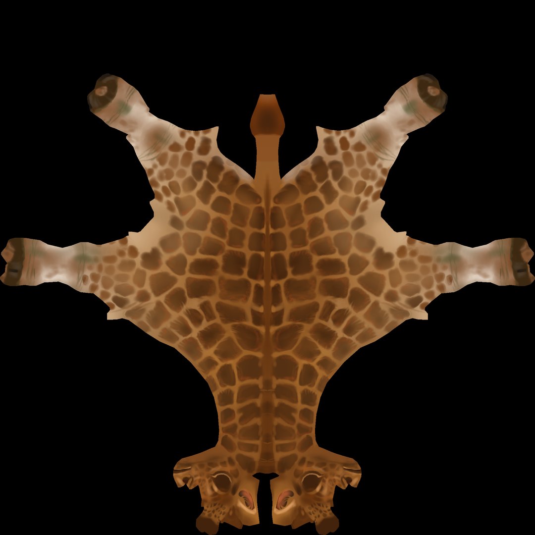 3D Giraffe Rig High-poly Textured - TurboSquid 2345106
