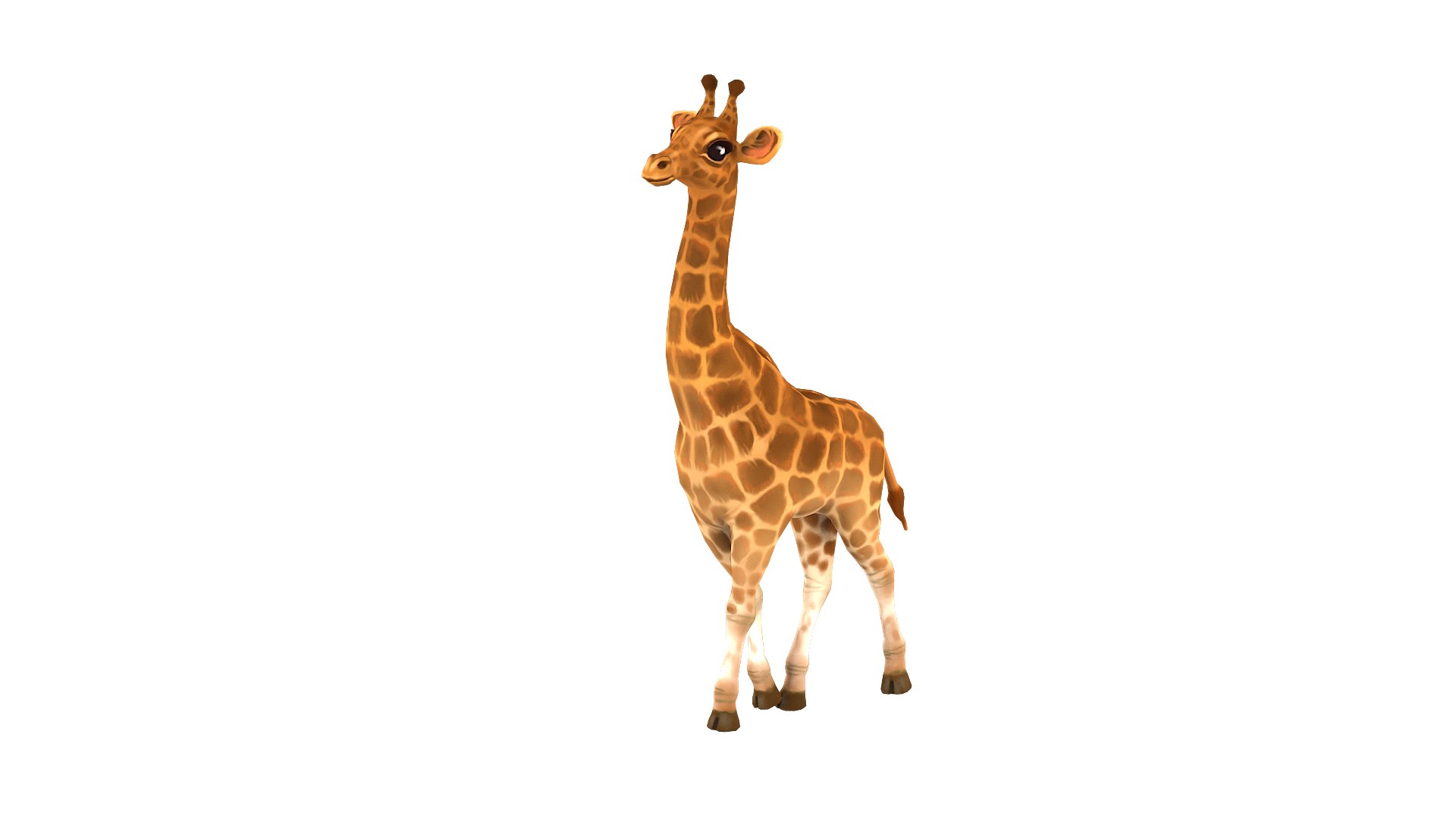 3D Giraffe Rig High-poly Textured - TurboSquid 2345106