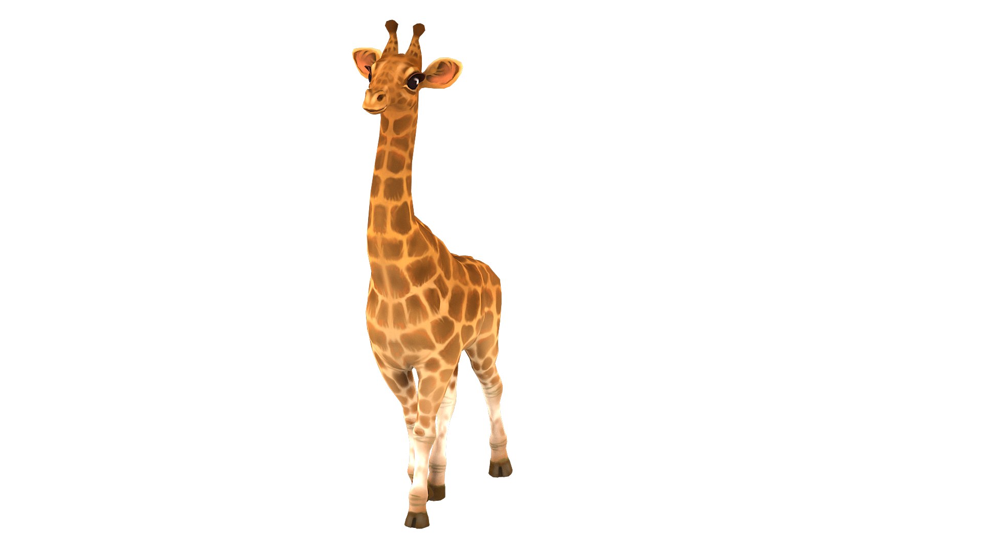 3D Giraffe Rig High-poly Textured - TurboSquid 2345106