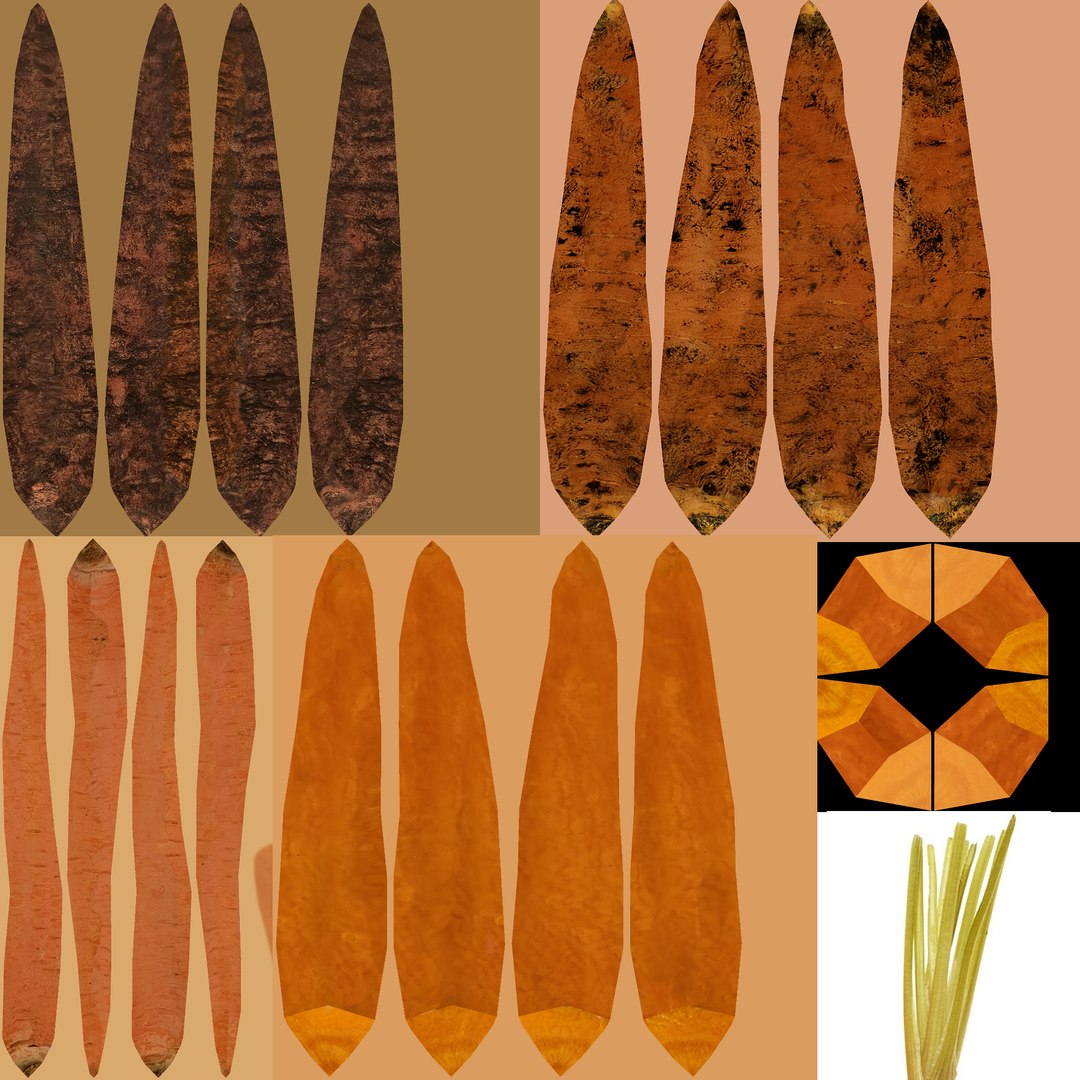 Carrot Collection 3D Model - TurboSquid 2368548