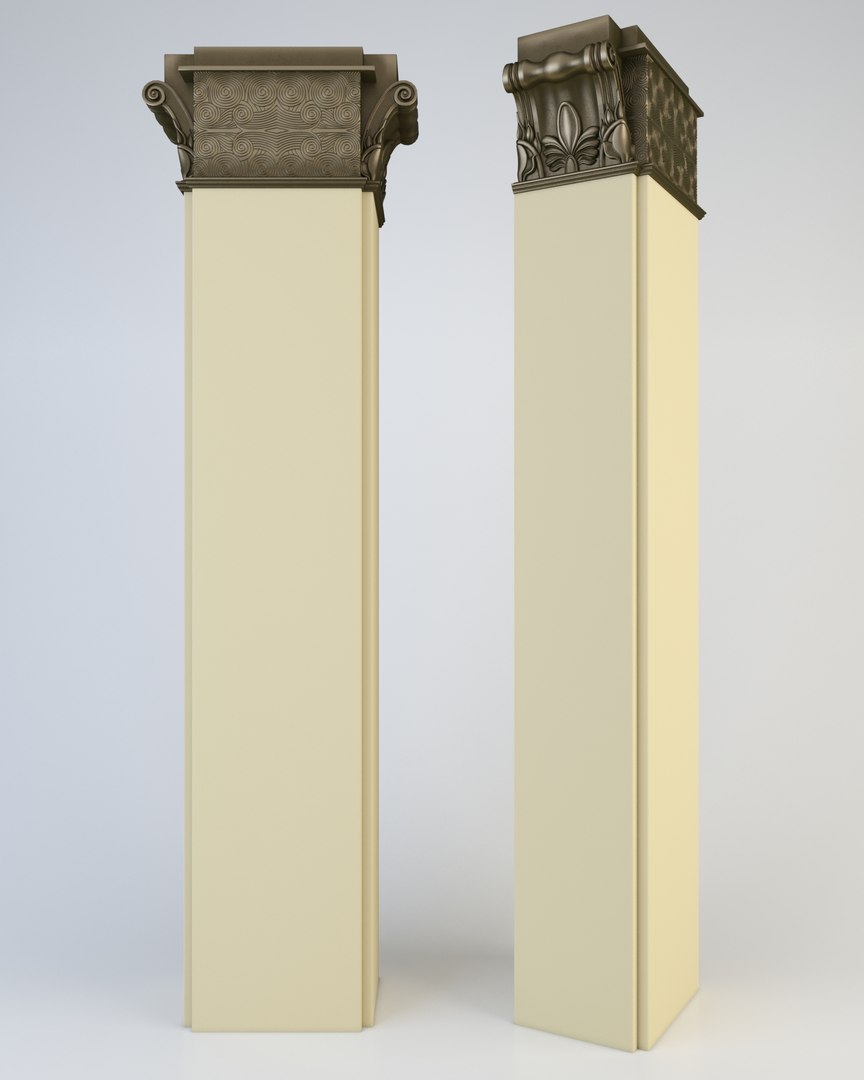 3d Model Column