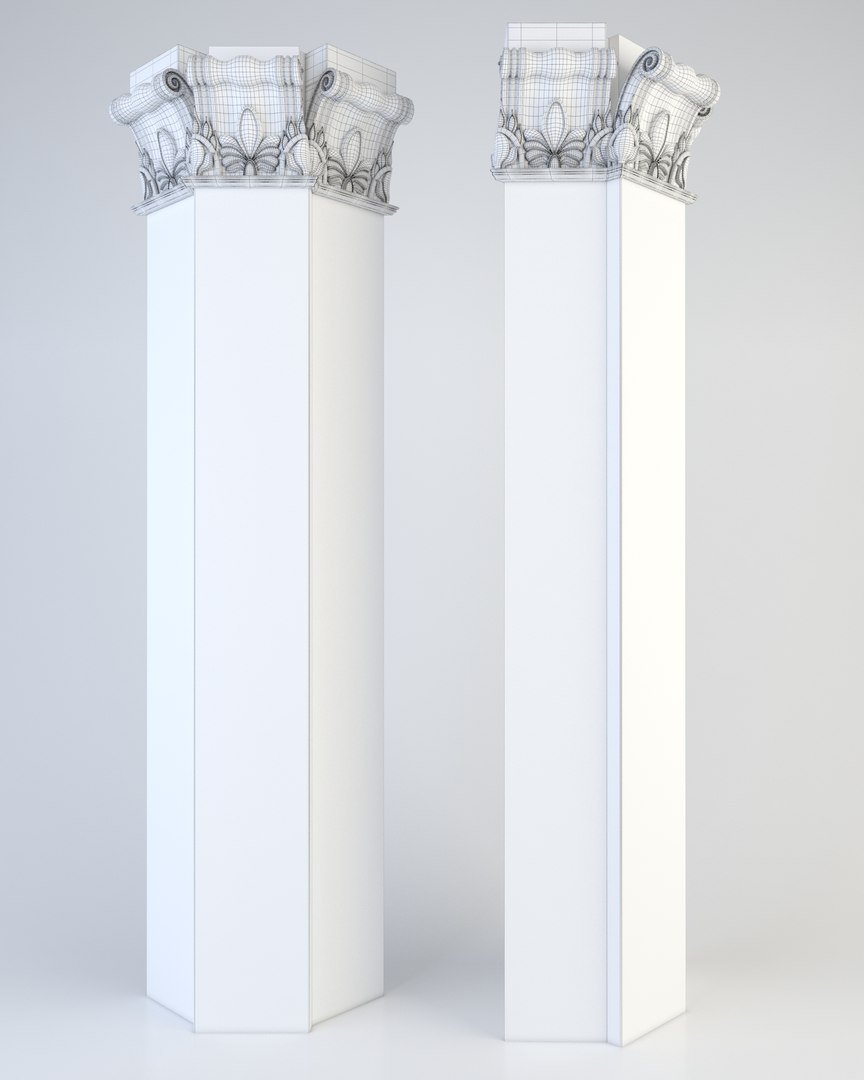 3d Model Column