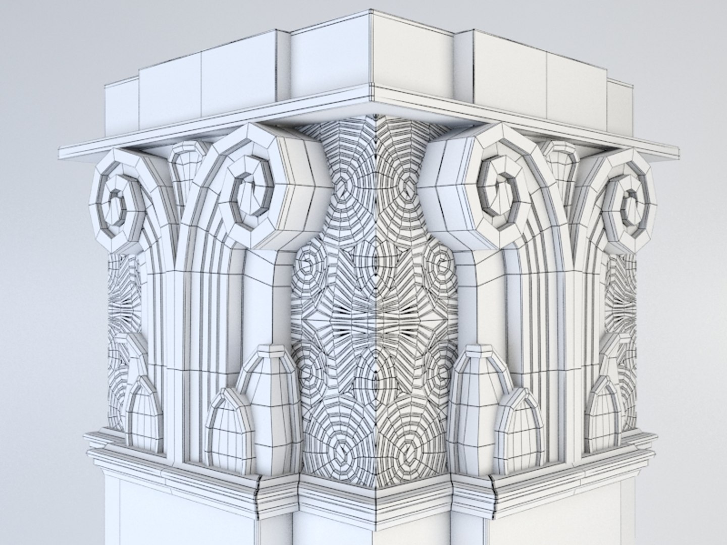 3d Model Column