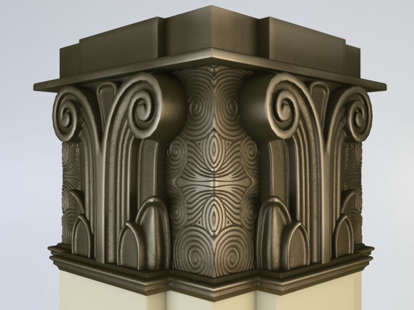 3d Model Column