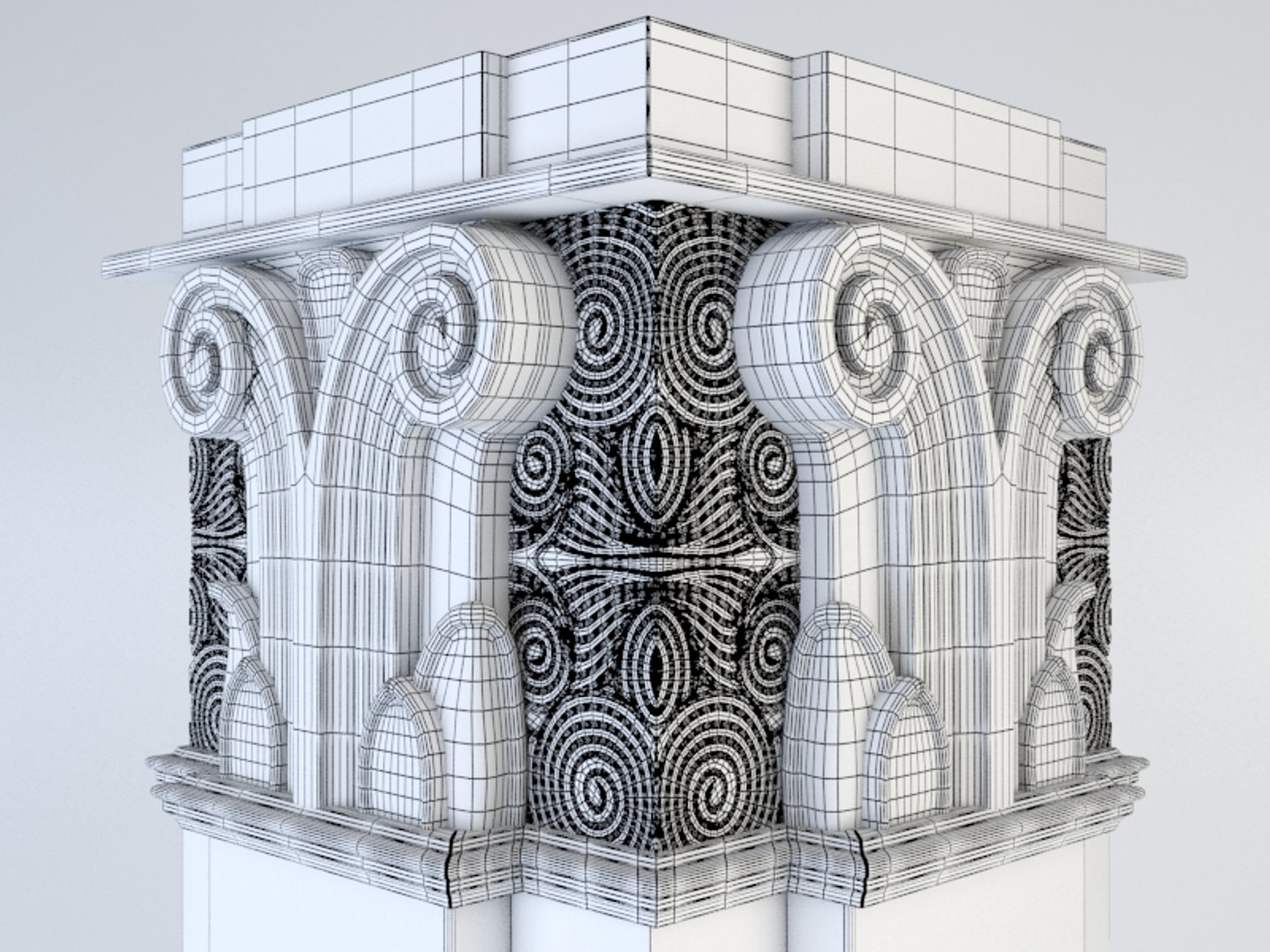 3d Model Column