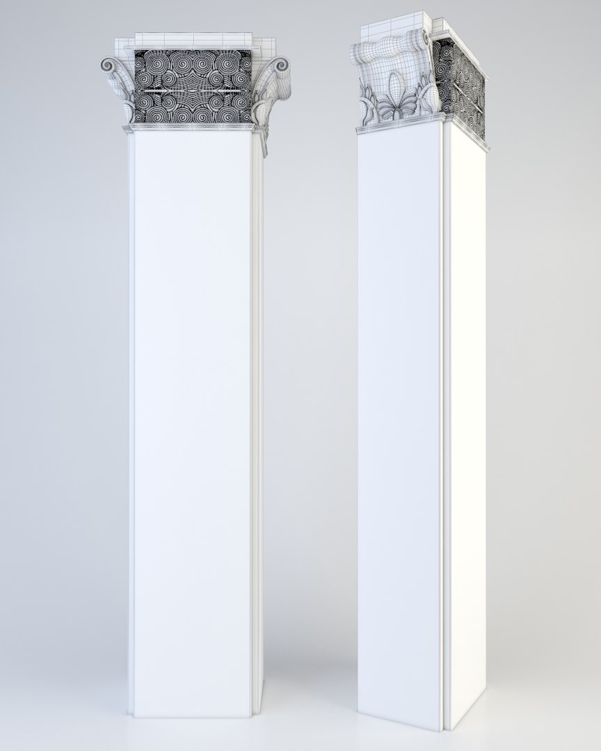 3d Model Column