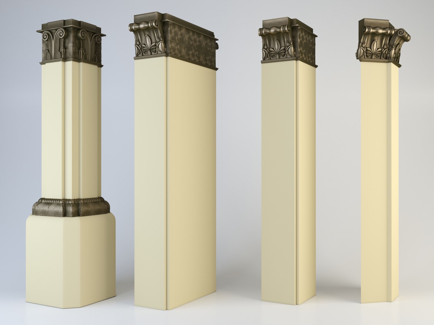 3d Model Column