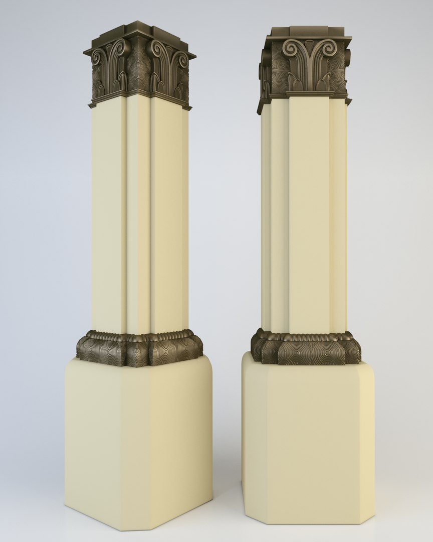 3d Model Column