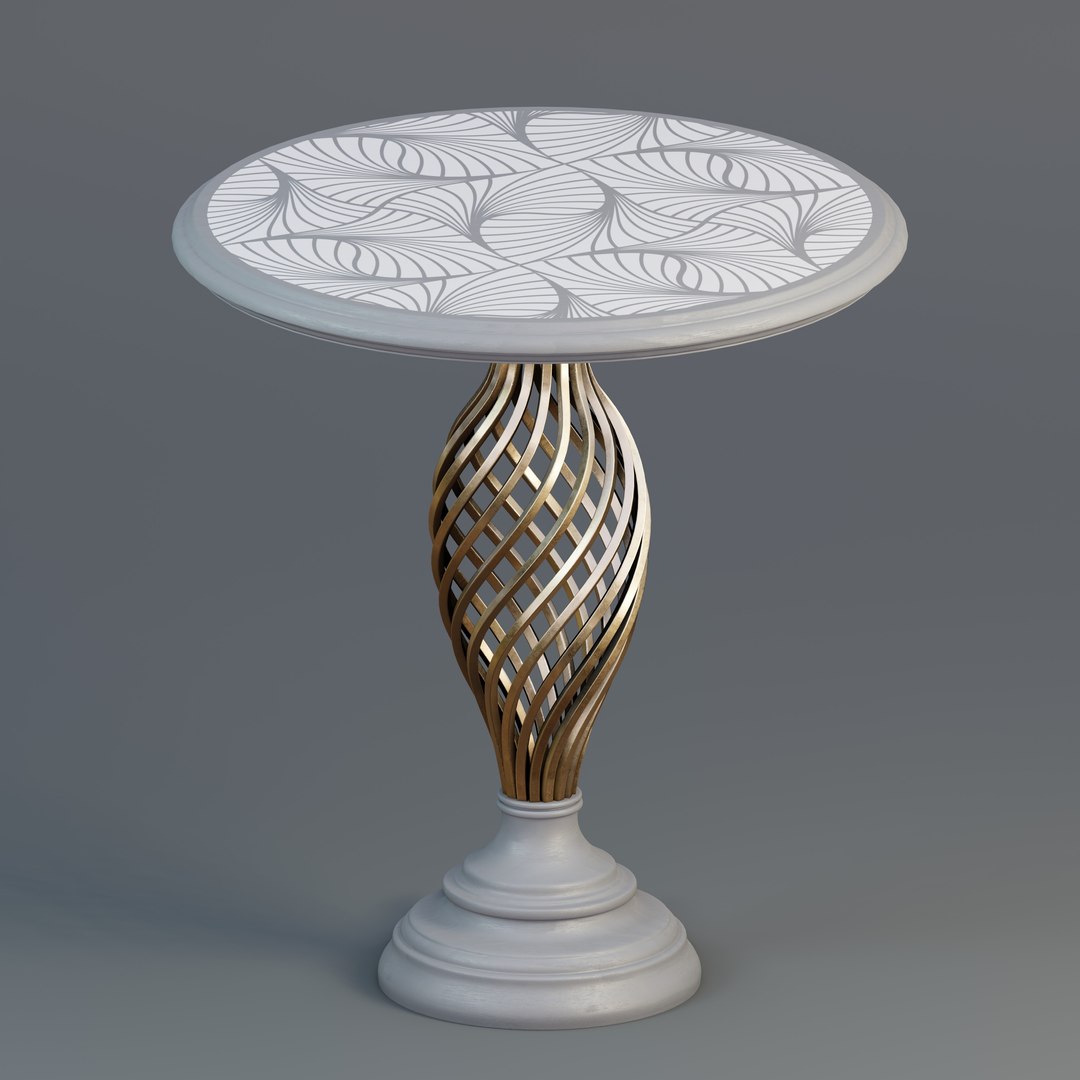 3D table twisted model - TurboSquid 1685263