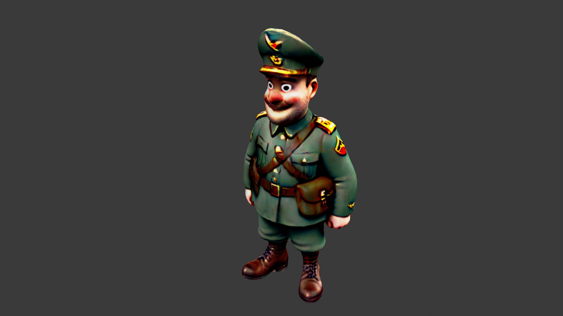 3D World War I Commander - TurboSquid 2128041