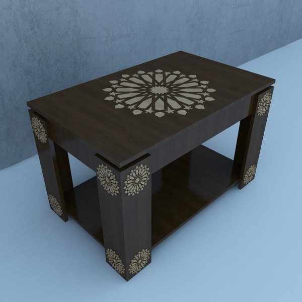 3D traditional table - TurboSquid 1331968
