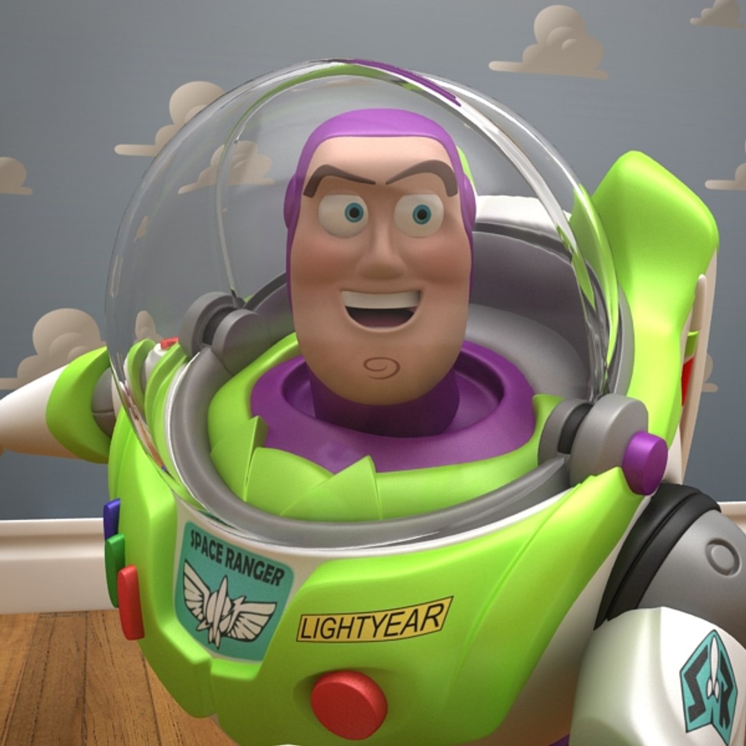 3d Buzz Lightyear Rigged Model