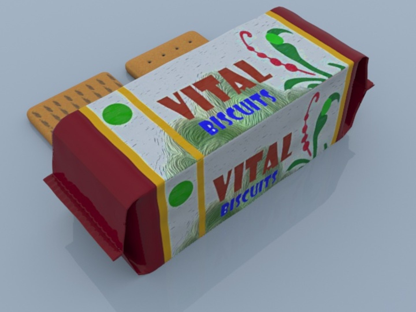 Pack Biscuits 3D Model - TurboSquid 1592239