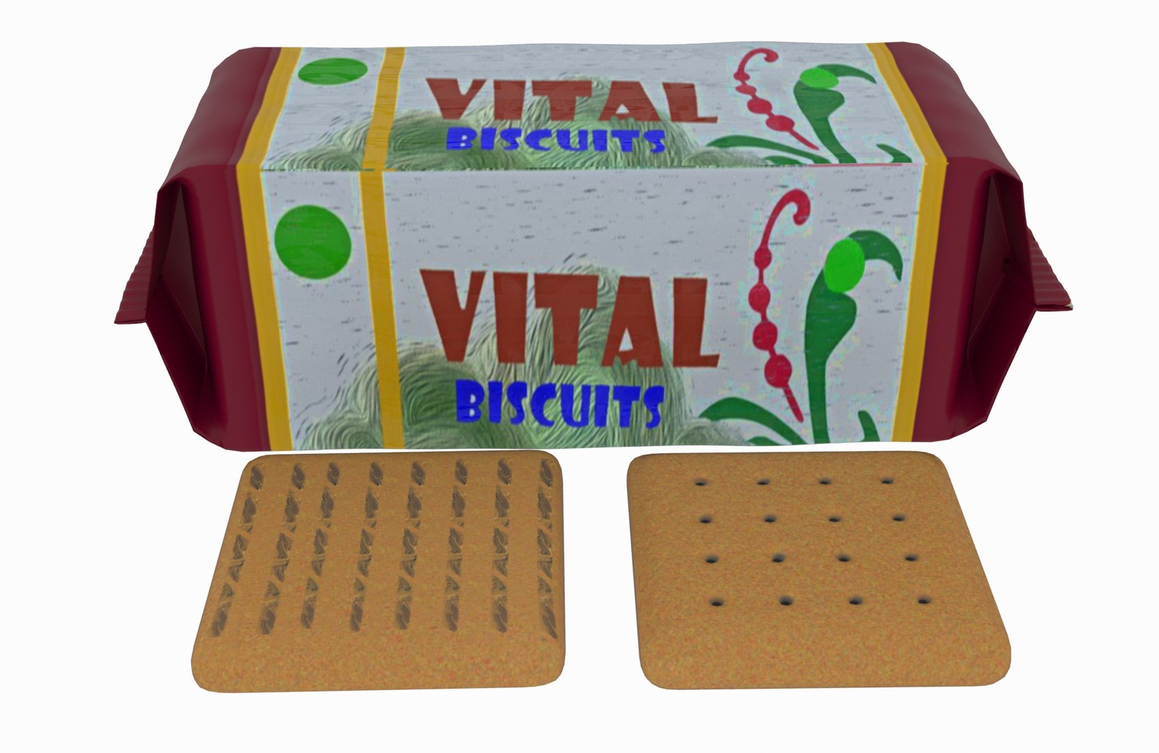 Pack Biscuits 3D Model - TurboSquid 1592239