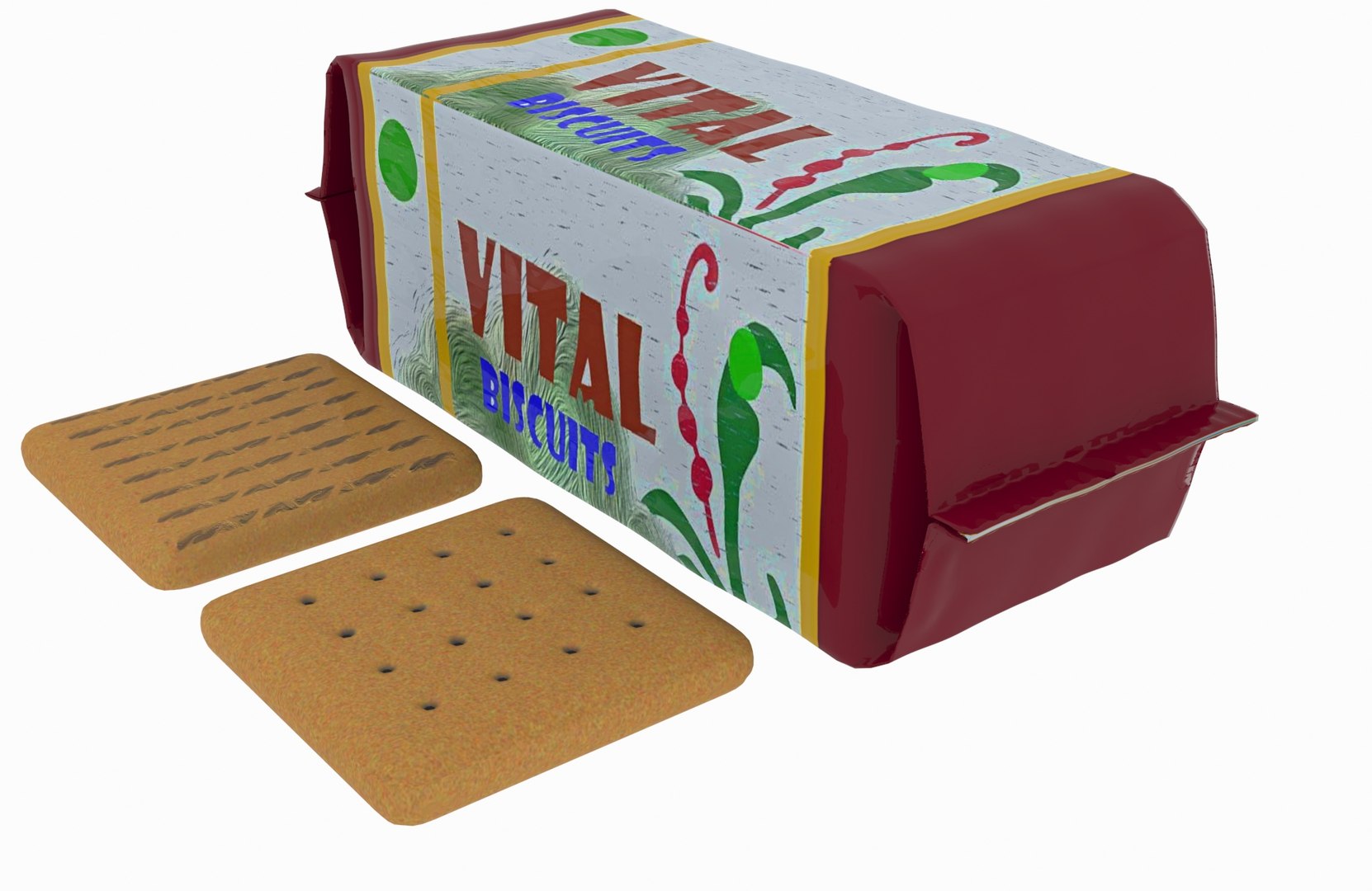 Pack Biscuits 3D Model - TurboSquid 1592239