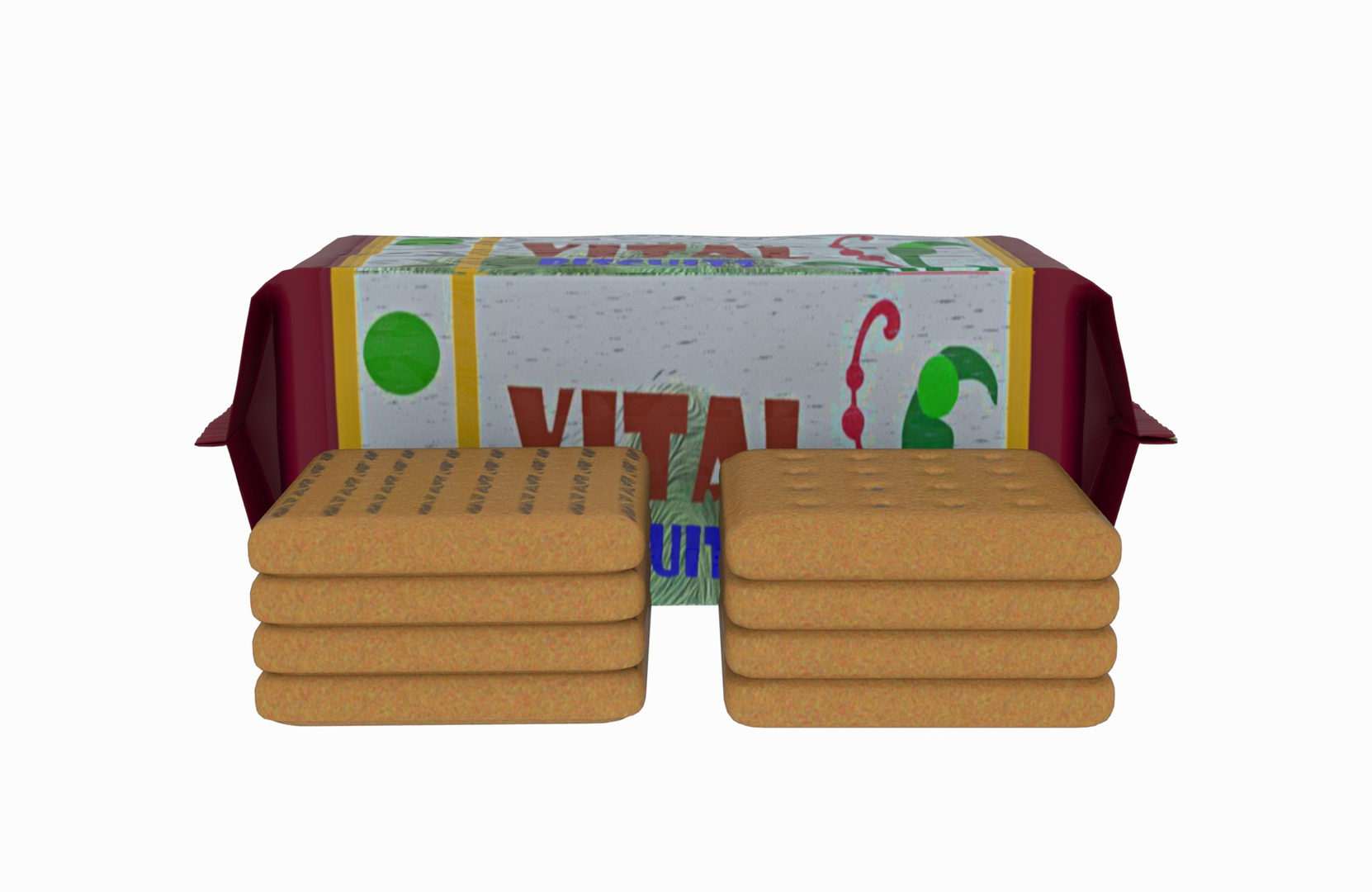 Pack Biscuits 3D Model - TurboSquid 1592239