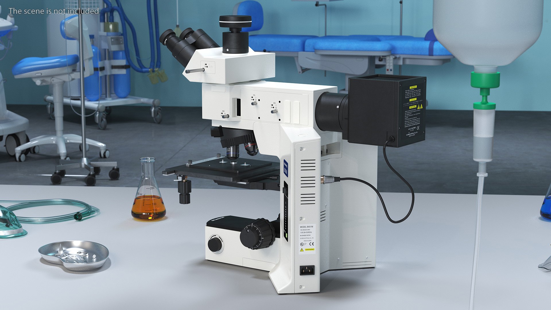 Reflected Light Microscope Olympus BX51M 3D Model - TurboSquid 2137513