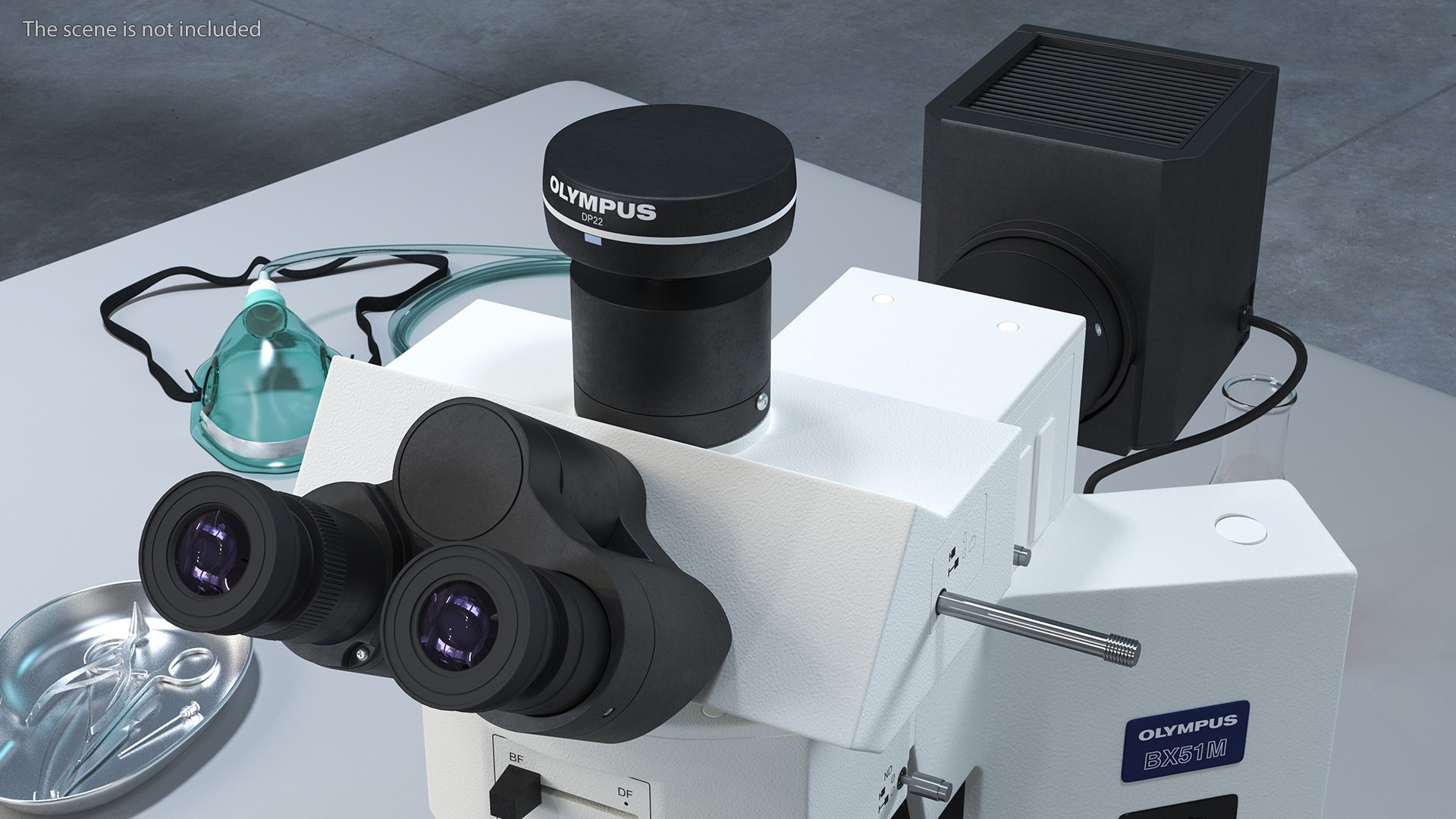 Reflected Light Microscope Olympus BX51M 3D Model - TurboSquid 2137513