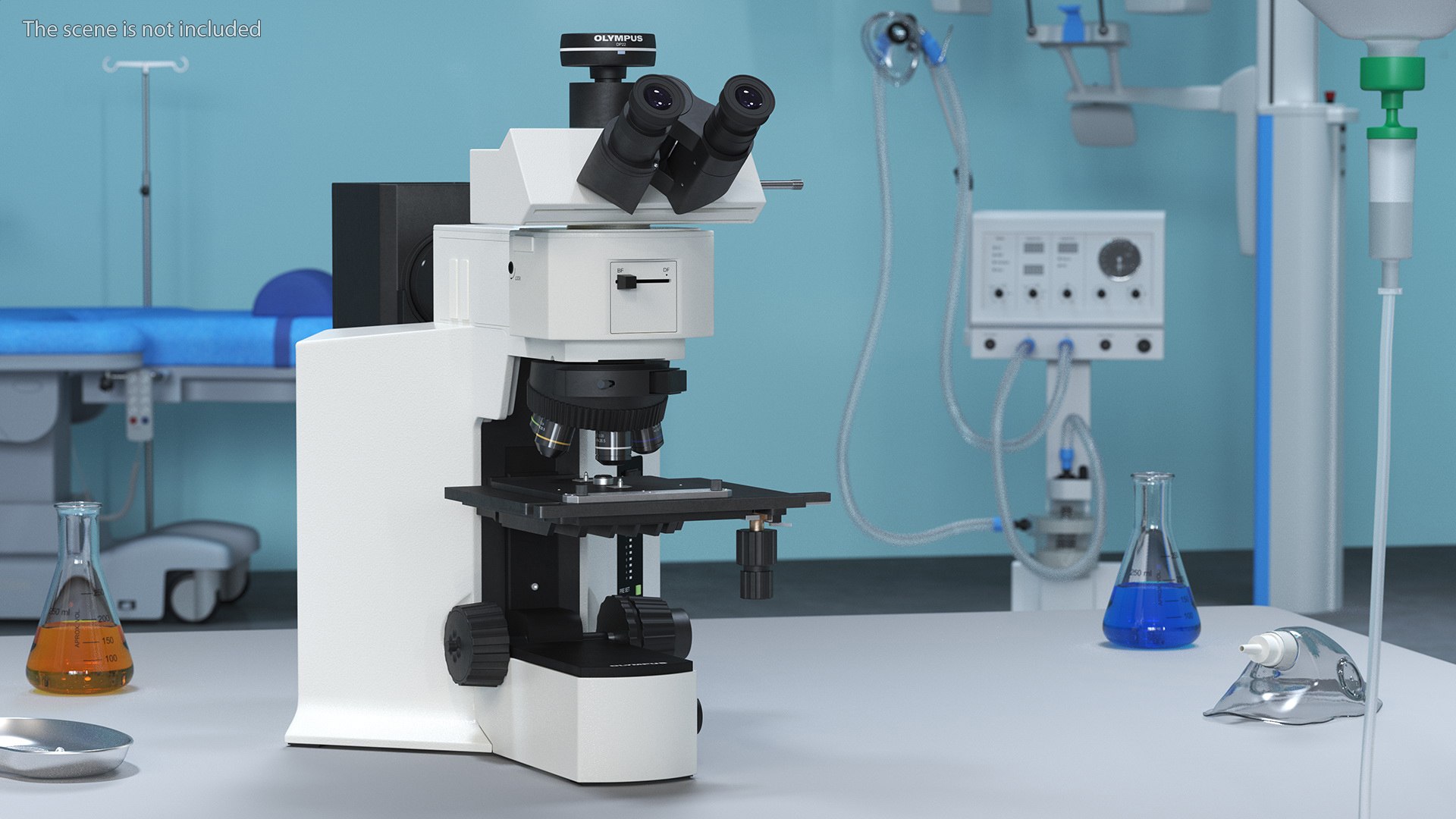 Reflected Light Microscope Olympus BX51M 3D Model - TurboSquid 2137513