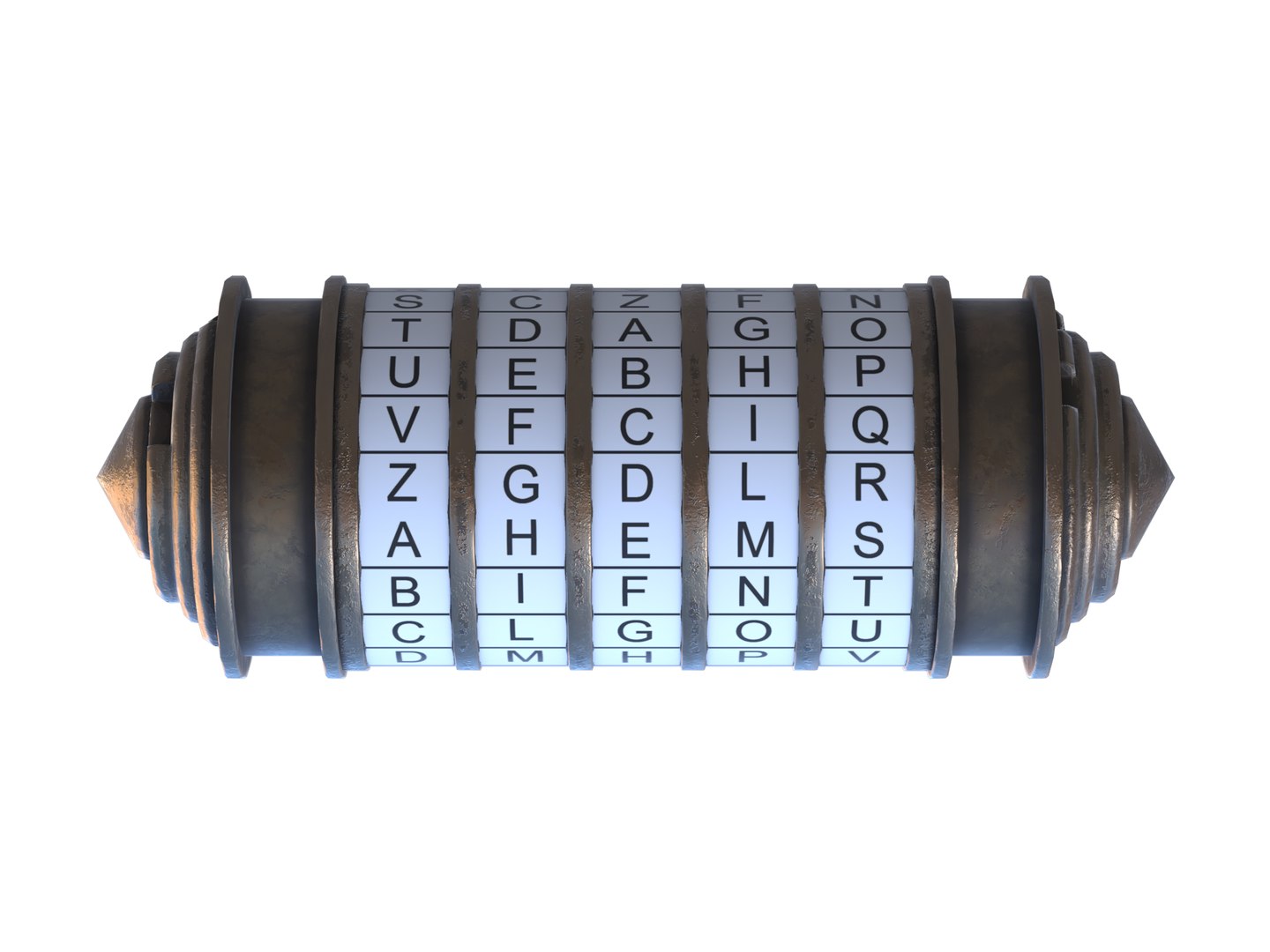 Cryptex Low-poly 3D Model - TurboSquid 1938055