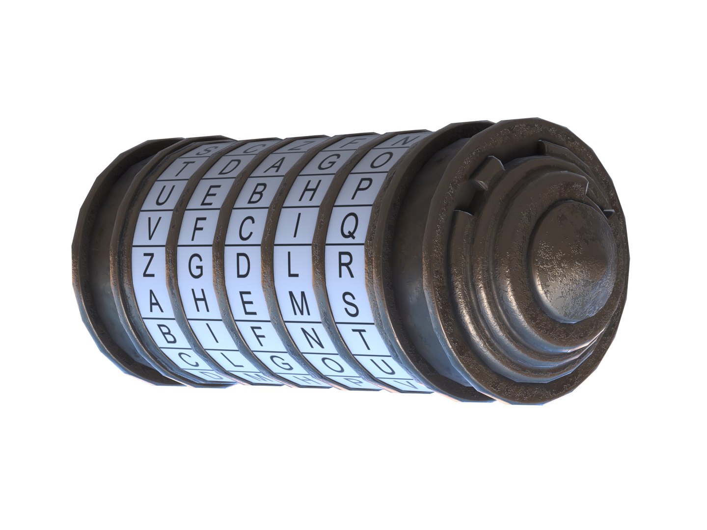 Cryptex Low-poly 3D Model - TurboSquid 1938055