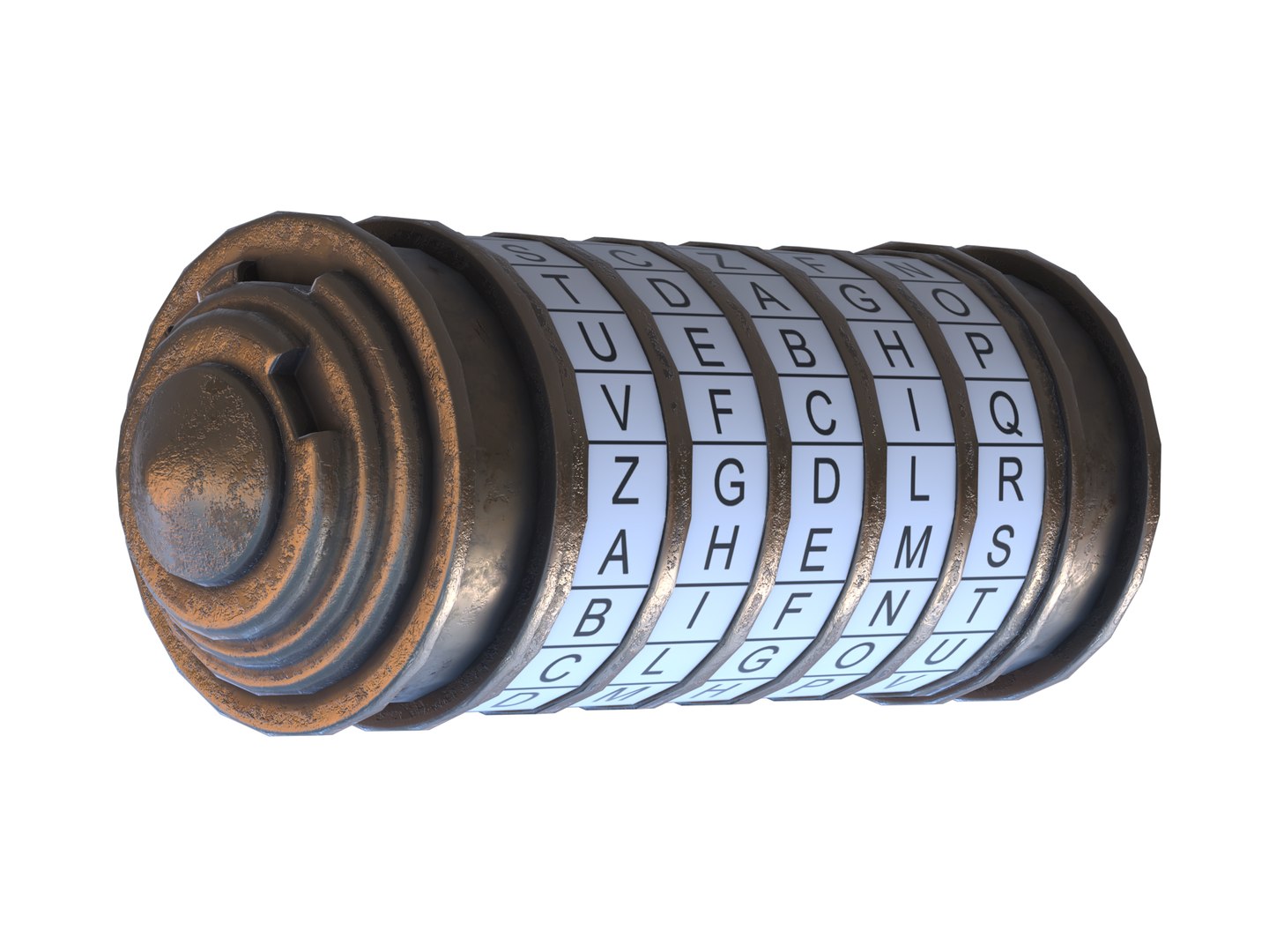 Cryptex Low-poly 3D Model - TurboSquid 1938055