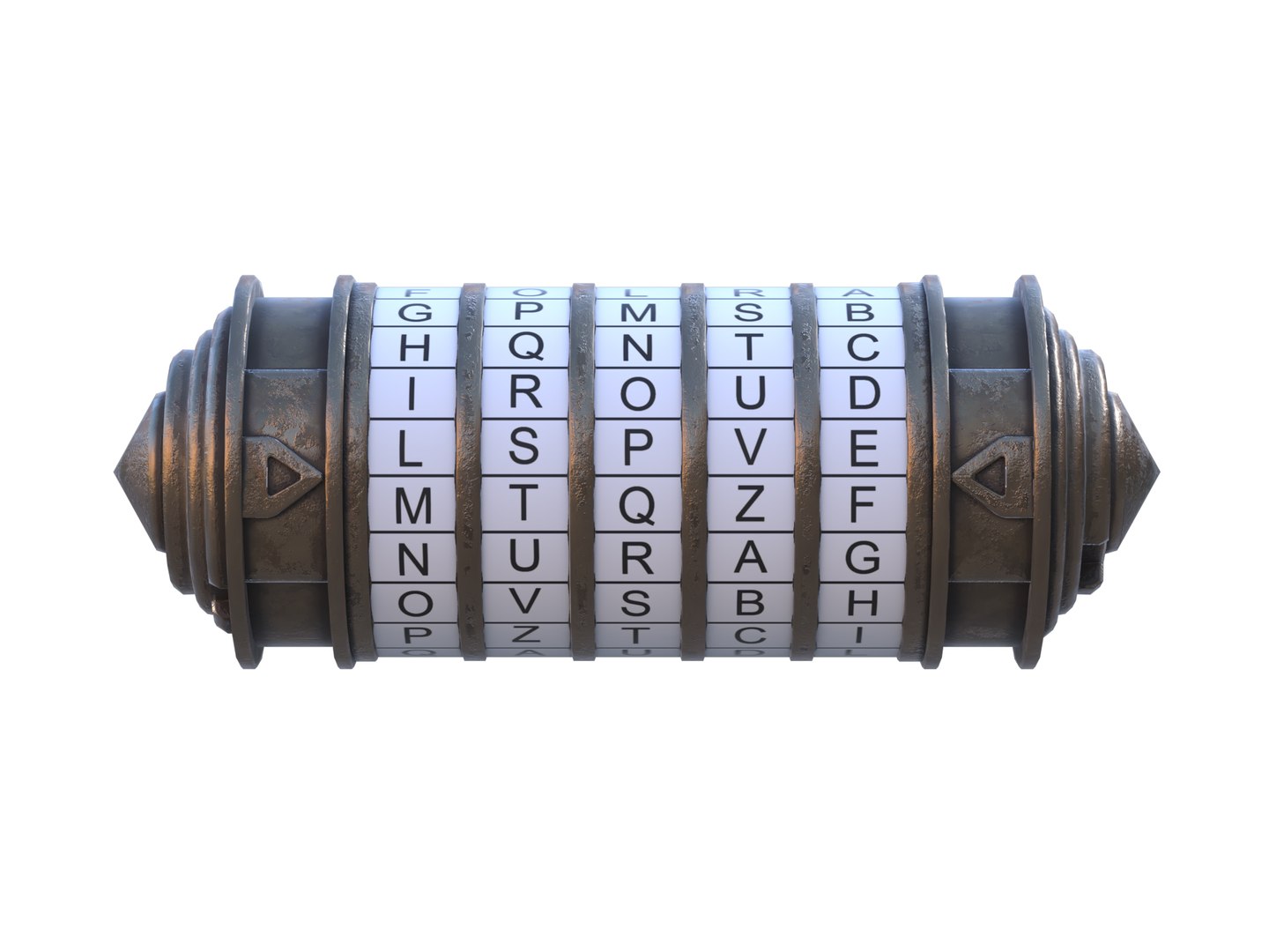 Cryptex Low-poly 3D Model - TurboSquid 1938055