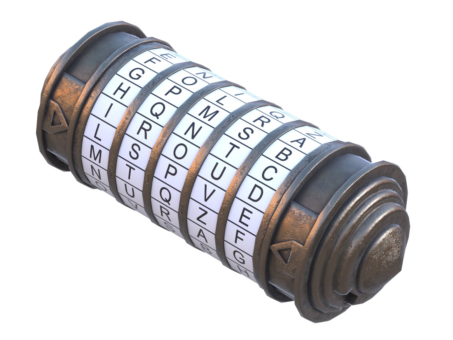 Cryptex Low-poly 3D Model - TurboSquid 1938055